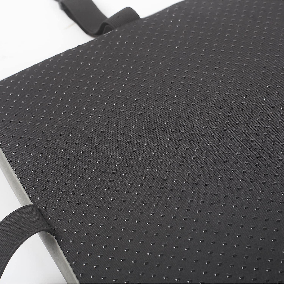 ANWUCHEN Bar Stool Cushions Square,PU Leather Square Seat Cushion Thick Kitchen Dining Chair Cushion Pads with Ties Elastic Bands Waterproof Oilproof Removable Adjustable Buckles(12"X12",Beige)