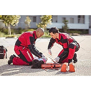 ASA Techmed Spine Board Stretcher, Patent Transfer EMT Backboard Immobilization, Base Board Green