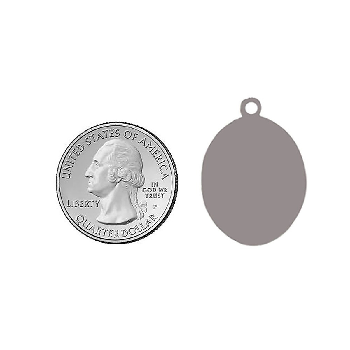 F A Dumont Sterling Silver St. Paul The Apostle Pendant with 24" Stainless Steel Heavy Curb Chain. Patron Saint of Publishers/Reporters