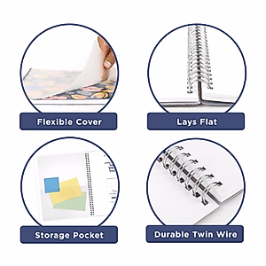 Cambridge 2022-2023 Planner, Weekly & Monthly Academic, 8-1/2" x 11", Large, Joyful Floral (1619-905A)