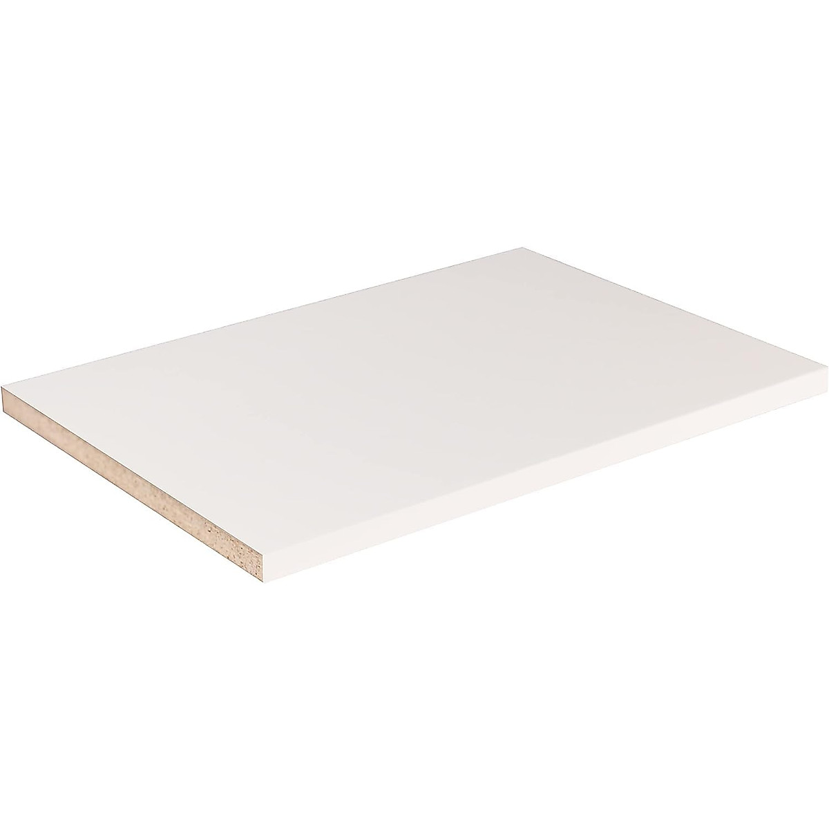 B&B HARDWARE Oversized Cabinet Shelves - Melamine 3/4'' Thick - Custom Organize Space with Stylish Cabinet Melamine Shelves - Perfect Solution for Home & Office - Cut to Size (14" Depth x 58" Length).