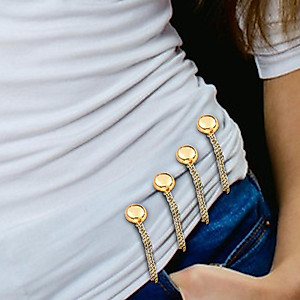 Powerful Hijab Magnets with Chain - Multi-Function Magnetic Clothing Clips | Magnetic Clothing Shawl Clips Clothing Accessories | Magnetic Clips for Women's Clothes and Hijab Decoration