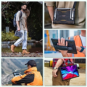 OUKITEL RT6 10.1in 20000mAH/77WH Android13 Tablet,14GB+256GB(1TB) 1200×1920 FHD+ Rugged Tablet,16MP+16MP Camera 8-core 4G LTE Waterproof Tablet/33W Fast Charging/OTG/Reverse Charge/T-Mobile/Wi-Fi