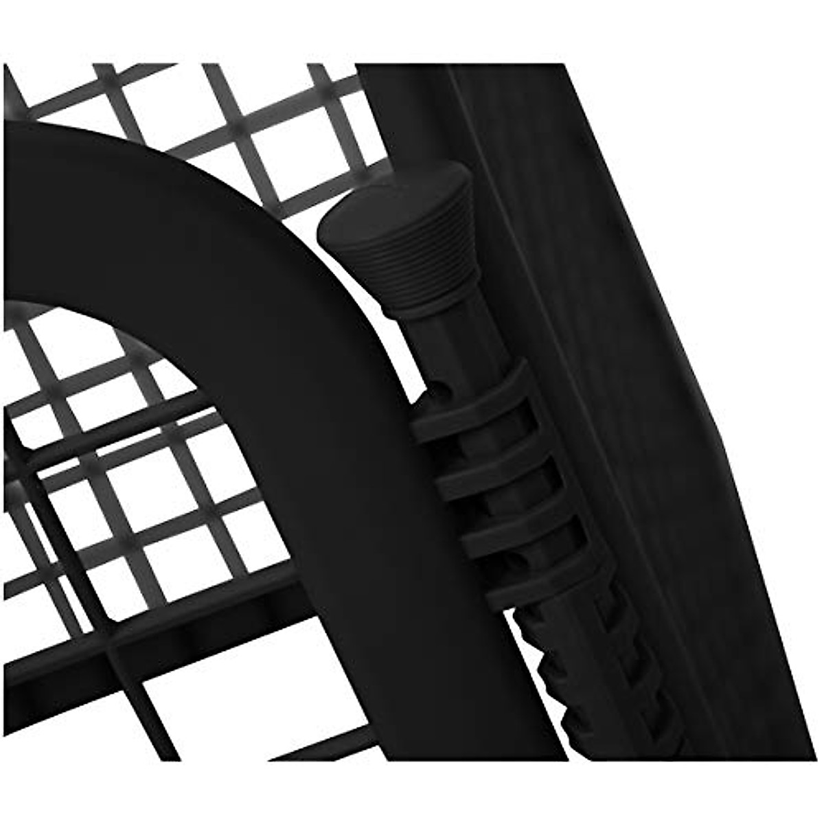 Amazon Basics 4-Panel Plastic Pet Pen Fence Enclosure With Gate - 35 x 35 x 24 Inches, Black