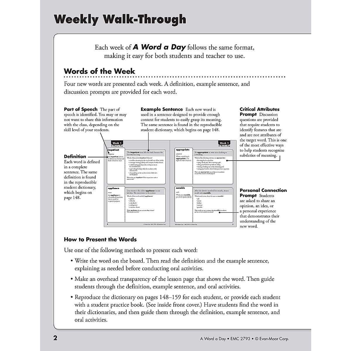 A Word a Day, Grade 3 Teacher Edition