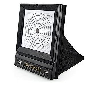 Airsoft Targets for Shooting, Reusable BB & Pellet Guns with Trap Net Catcher, Heavy-Duty Paper Sheets, Stand and Paper Training Target Easy to See Your Shots Land, for Indoor, Outdoor Ranges
