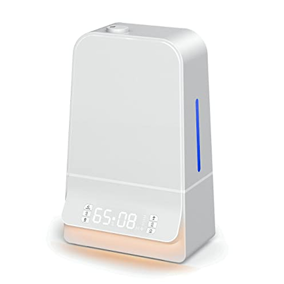 Humidifiers for Bedroom, 6L Ultrasonic Cool Mist Humidifier with Humidistat, LED Display, Wide Opening, Easy to Clean & Fill, Sleep Mode, Long Working Time, Air Humidifier for Bedroom Large room (White)