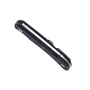 TONIFE Rhinoceros Grip Hook Folding Skinning Hunting Knife with Aus-8 Stainless, Camping Pocket Knife with G10 Handle Pocketclip (black)