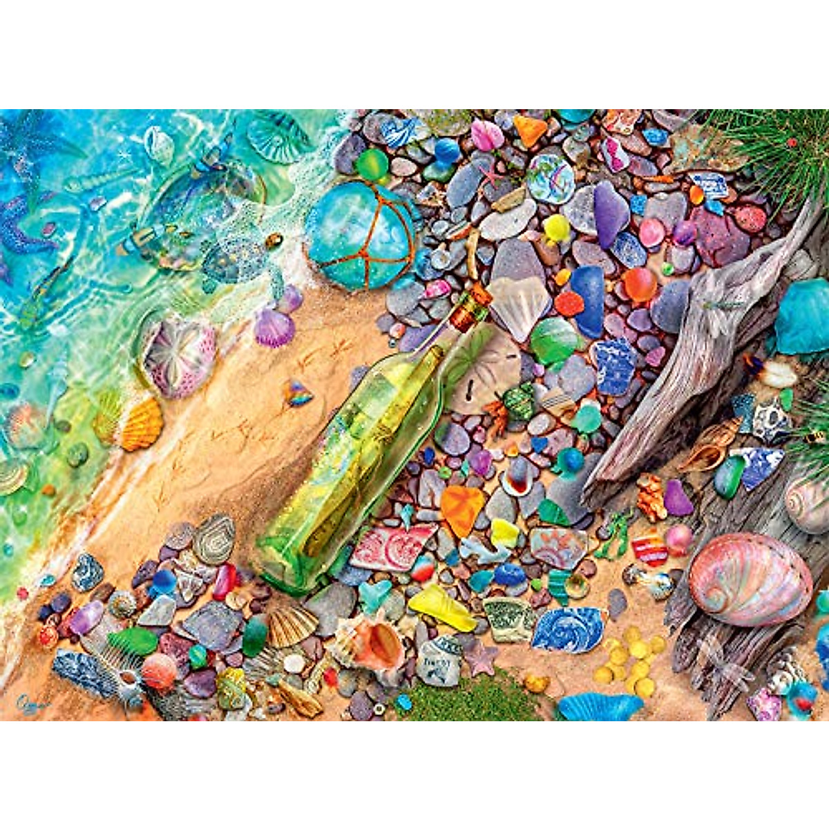 Buffalo Games - Aimee Stewart - Beachcomber’s Bounty - 1000 Piece Jigsaw Puzzle