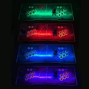 Uiexer 9800 Games in 1 3D Pandora's Box 30S, Arcade Game Console Retro Game Machine Support PC/Projector/TV, 1280 x 720 Full HD, Search/Hide/Save/Load/Pause Games, 4 Players Online Game