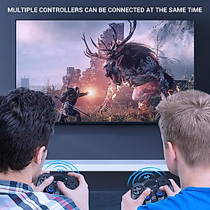 PC Game Controller Wireless USB, Steam Controller for PC, Wireless Controller PC, Gamepad for PC Windows/Laptop/Android/PS3, PC Gamepads Standard Controllers, PC Gaming Controller Wireless