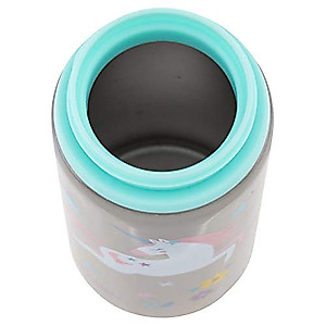 Stephen Joseph Stainless Steel Water Bottles, 18 OZ, Straw lid, Reusable tumbler, Insulated, Unicorn