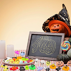 MGparty 42pcs Halloween Squishies Toys for Kids Halloween Party Favors Halloween Goodie Bag Fillers Prizes Halloween Decorations Stress Relief Toys for Adults