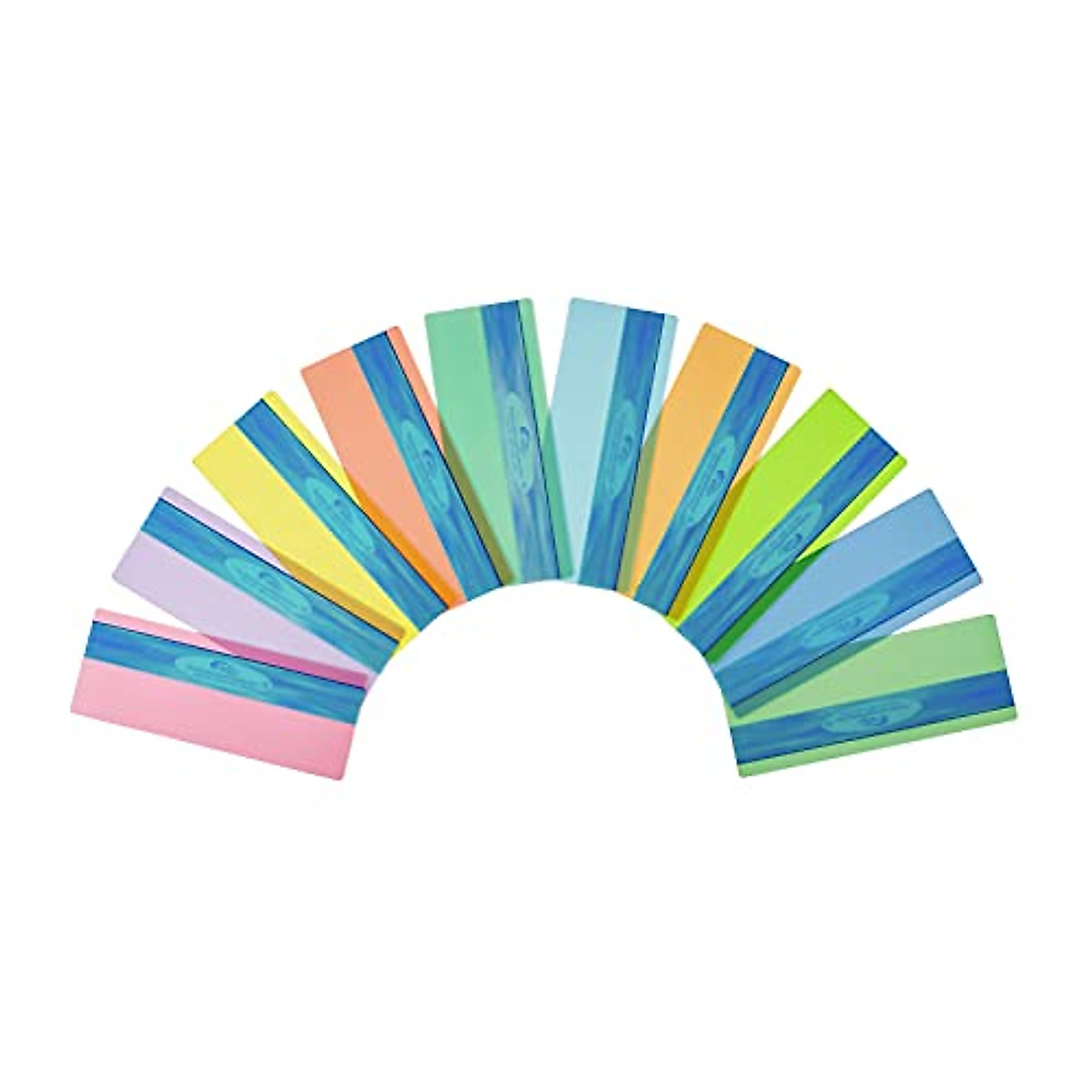 The Original Duo Reading Ruler Overlays - Multi-Color (Pack of 10) by Crossbow Education - The UK's Dyslexia and Visual Stress Specialists