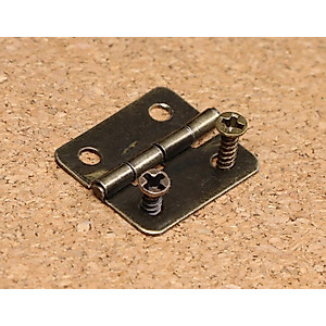 Mini Skater M3 ×16mm Bronze Cross Flat Head Tapping Wood Screws with Oxide and Wax Screws, 100PCS