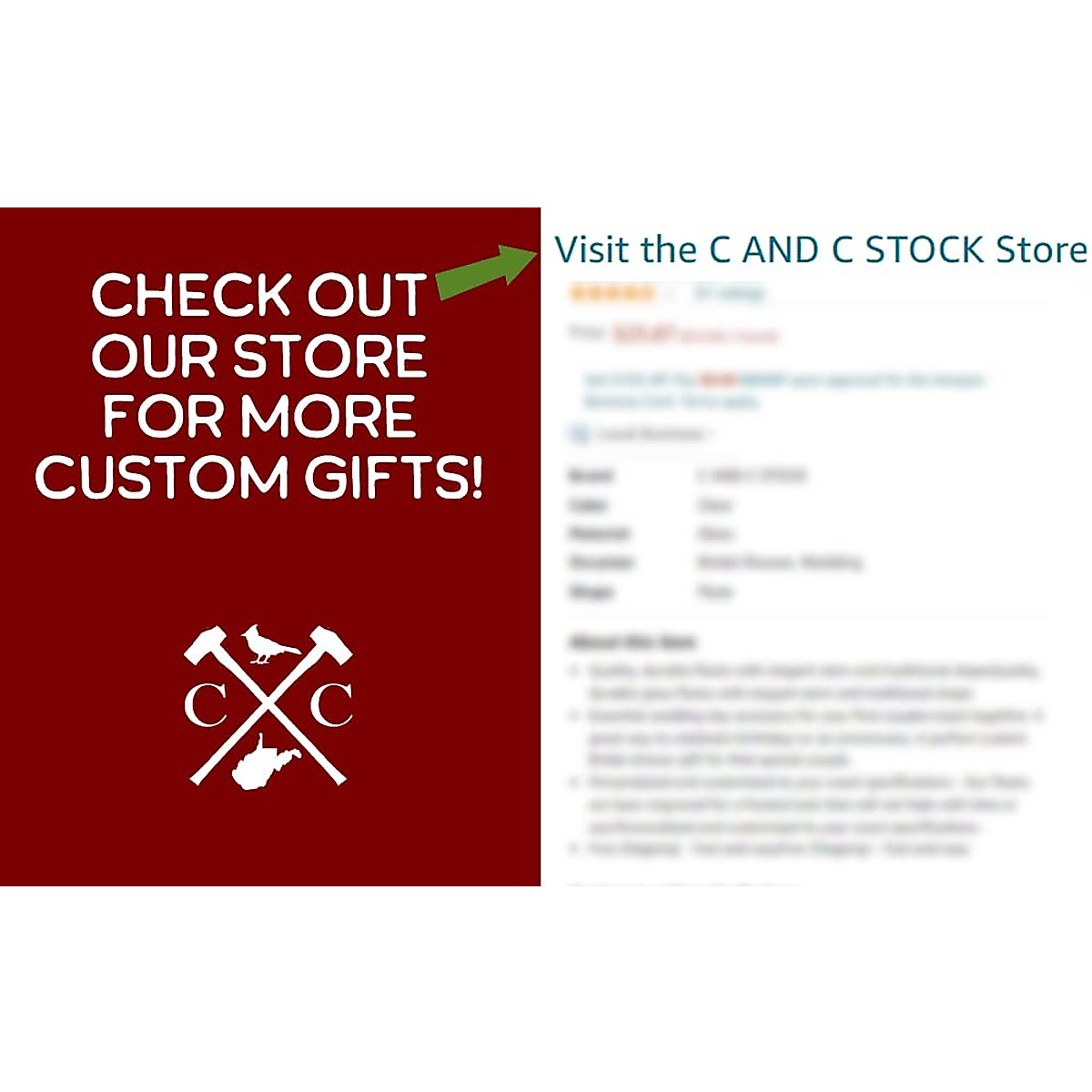 Personalized Wedding Champagne Flutes -Split Font -Set of 2 glasses for toasting/bride and groom gifts -Wedding Registry By Brides Name, Wedding Gift