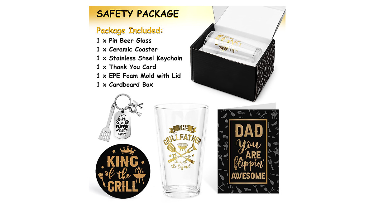 Grill Father Gift Set - Perfect for Dads & Grilling Fans