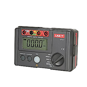 UNI-T UT521 Earth Resistance Tester Earth Resistance Measurement 0～2000Ω 0～200V 50Hz/60Hz Count 2000