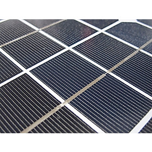 NUZAMAS 10W 12V Solar Panel Aluminium Frame Battery Charger Home Off Grid Caravan Boat Shed Car Motorhome Camping Fishing Hunting Portable Power