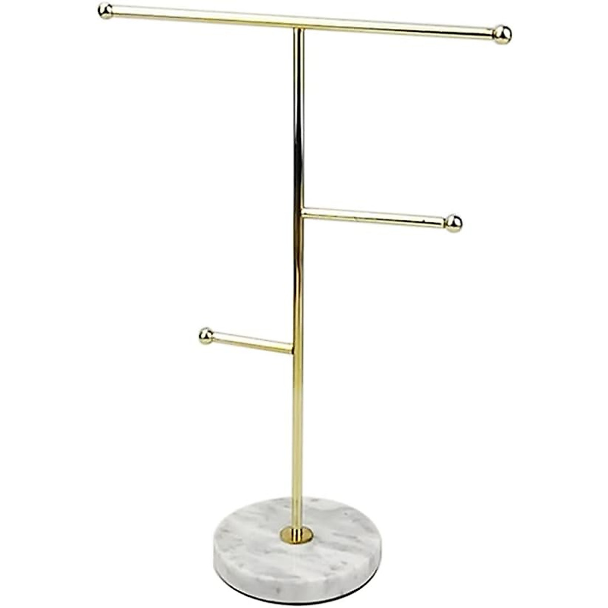 DITUDO Jewelry Stand Home Anti Lost Necklace Display Holder Pendant Storage Rack T-Bar Hanging Organizer Wedding Gift