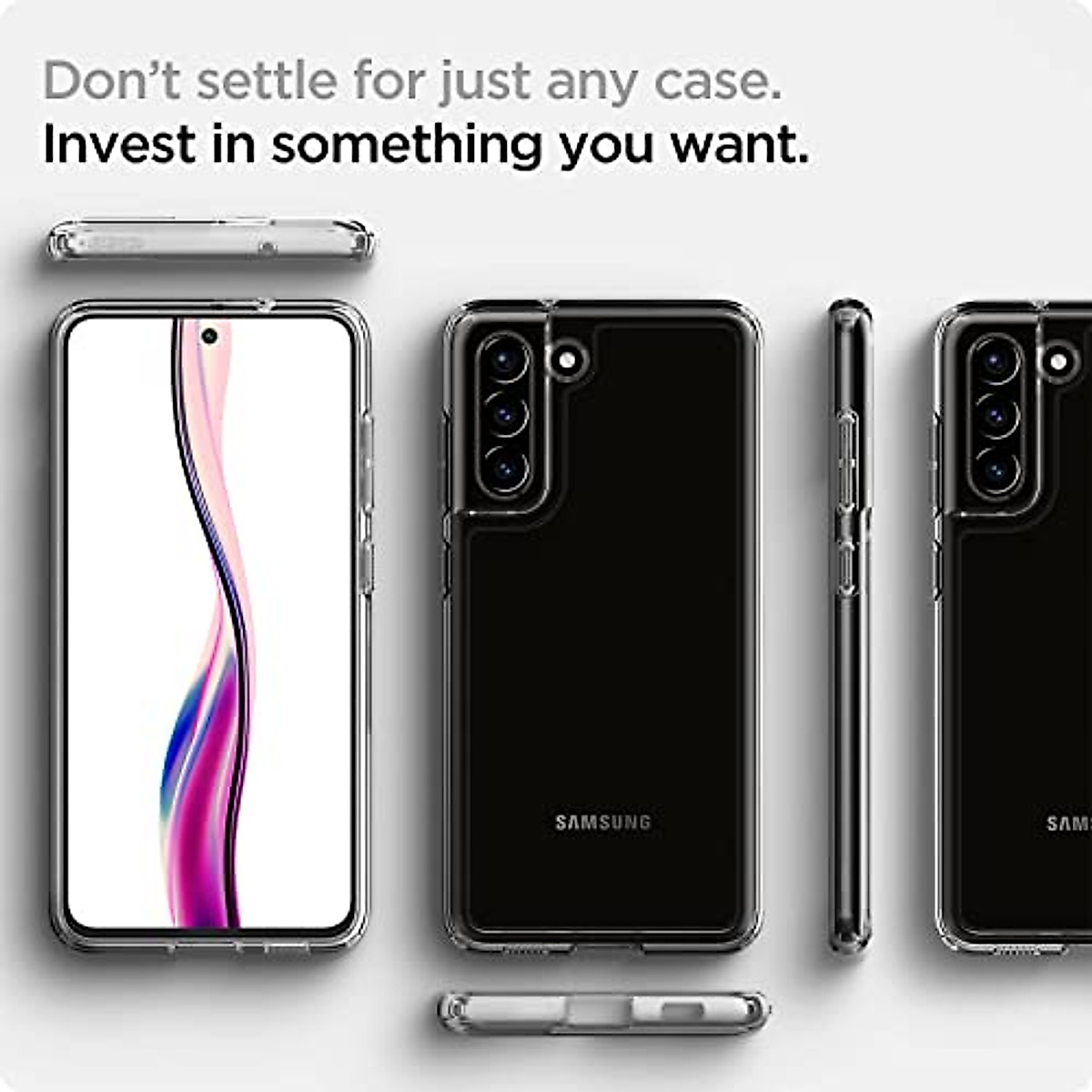 Spigen Ultra Hybrid Designed for Galaxy S21 FE Case (2021) - Crystal Clear