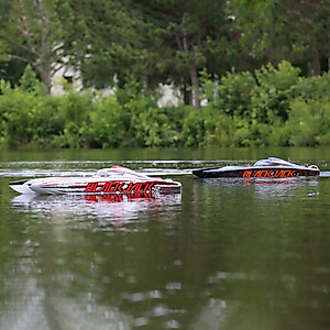Pro Boat RC Blackjack 42" 8S Brushless Catamaran RTR Battery and Charger Not Included Black/Orange PRB08043T1