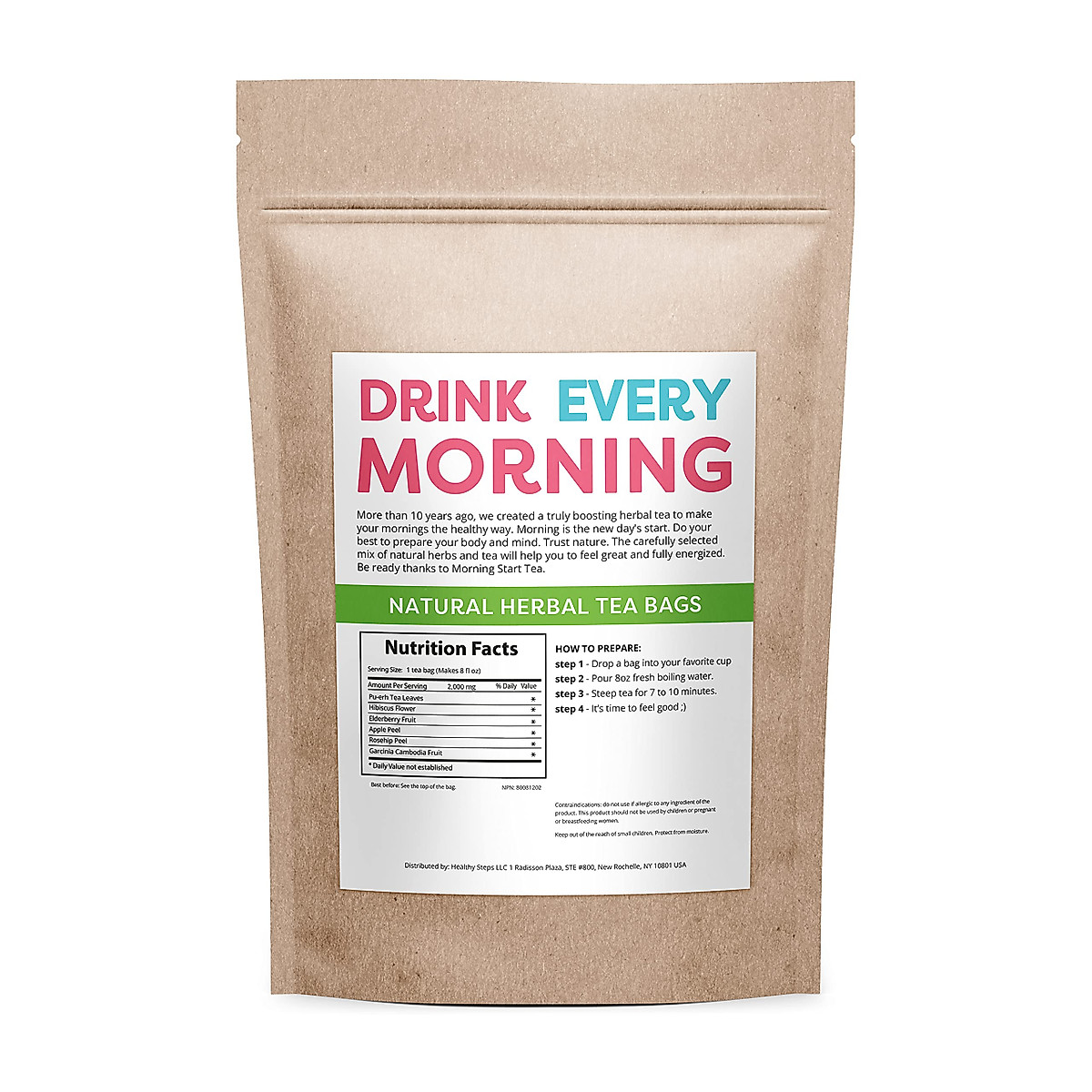 14 Day Teatox: Detox Skinny Herb Tea - Effective Detox Tea - Helps with Bloating and Constipation - Supports Body Cleanse - 100% NATURAL