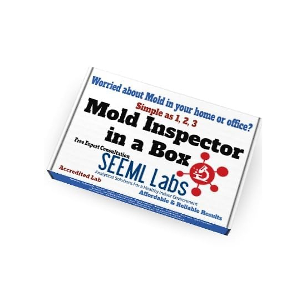 DIY Mold 3 Test Kit (Same Day Results) Expert Consultation and AIHA-LAP, LLC Accredited Lab Analysis Included