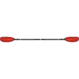 Advanced Elements 4-Part Fiberglass Kayak Paddle, Black/Red