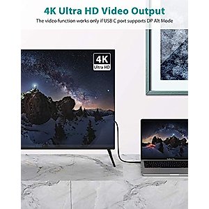 NIMASO USB C to USB C 3.1 Gen 2 Cable 10Gbps Data Transfer, 4K Video Output Monitor Cable 100W PD Fast Charging Compatible with Thunderbolt 3, MacBook Pro, iPad Pro, Galaxy S21, Google Pixel - 3.3FT