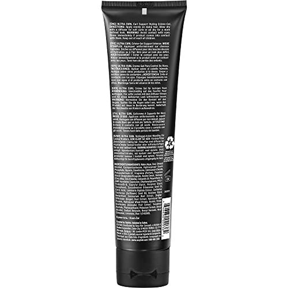 SexyHair Style Ultra Curl Support Styling Crème-Gel, 5.1 Oz | High Control | Adds Definition and Long-Lasting Shape
