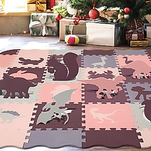 56" X 56" Baby Play Mats Floor Mat Foam Puzzle Playmat for Toddler and Kids