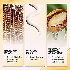 Gisou Honey Infused Conditioner, a Weightless and Nourishing Conditioner Enriched with Mirsalehi Honey, 8.1 fl oz