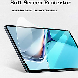 BYIUIHS 2PCS Back Screen Protector Designed for Microsoft Surface Duo 2, Left Screen and Right Screen Protector Film High Definition Transparent TPU