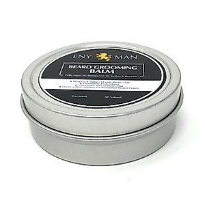 Beard Grooming Balm Leave-in Conditioner - Natural & Organic-2oz Best Facial Hair & Mustache Grooming Wax - Beard Balm with Argan Oil Butter BeesWax