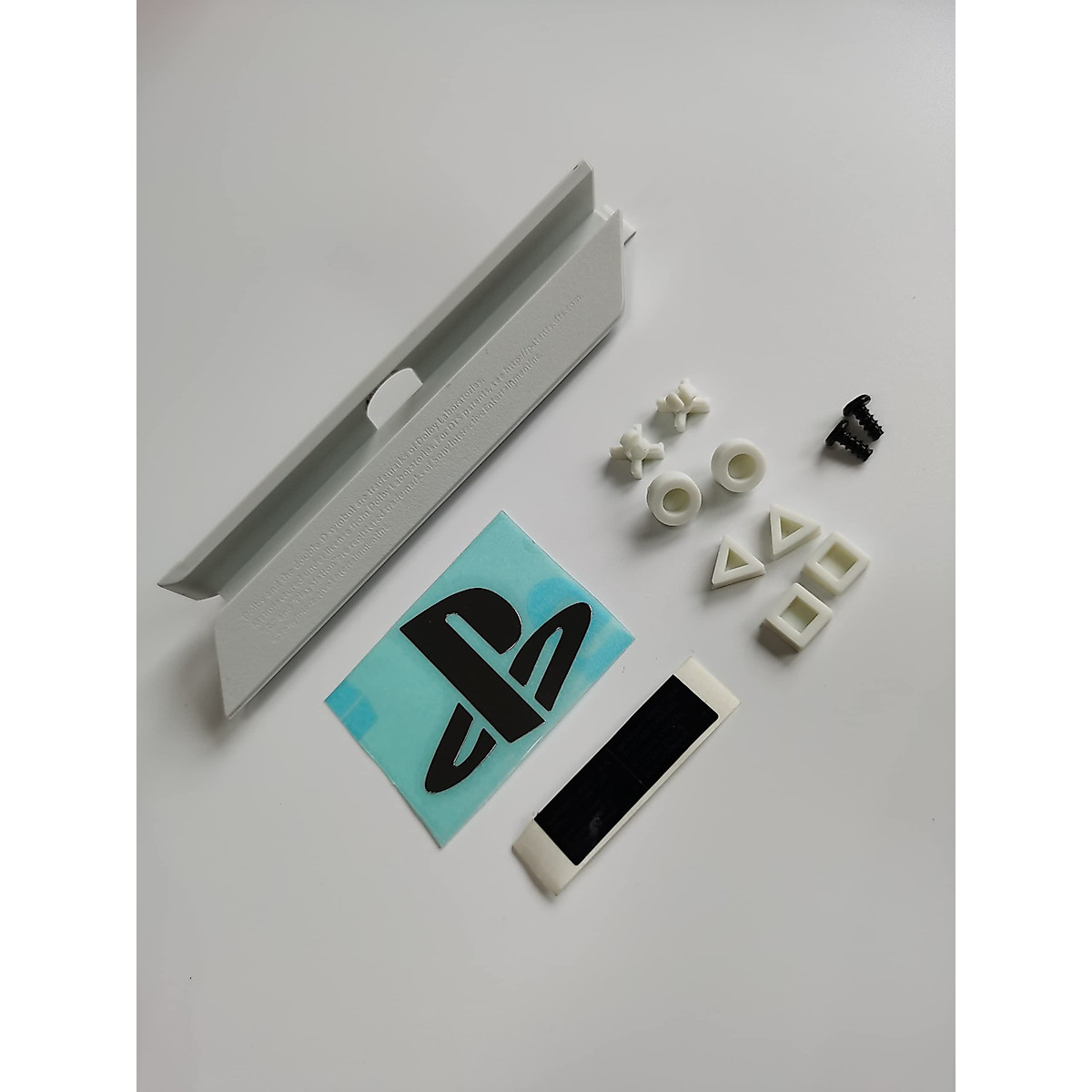 New Replacement Top Upper & Bottom Lower Housing Shell Case Cover Protective Cover for PS4 Pro Console White