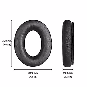 Genuine Leather Ear-Pads Ear-Cushions for Bose QuietComfort QC 35 35-ii 25 15 2, Lambskin Replacement Pads Parts for QC-35 QC-35ii QC-25 QC-15 QC-2 SoundLink SoundTrue Around-Ear II AE2 Headphones
