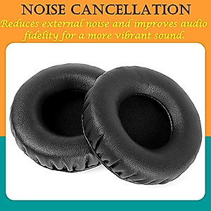 TaiZiChangQin PC 960 Ear Pads Ear Cushions Mic Foam Kit Replacement Compatible with Logitech PC Headset 960 USB ( Protein Leather Earpads )