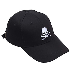 Adjustable Hat Cap Skeleton Bone Hat Sport Hat Sunhat Snapback Embroidery Skull Pirate Hat Halloween Cos