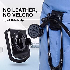 Steth ‘n go Magnetic Stethoscope Holder, Stethoscope Holder Hip Clip Design for Littmann Cardiology and Master Cardiology Stethoscopes, Must-Have Stethoscope Accessories, 1.10 oz