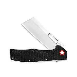 STANBIK Pocket Knife with G10 Flax fibre Handle,EDC Folding Pocket Knife with 3.5in D2 Blade for Camping Survival, Fathers Day, Gifts for Men Dad Husband.