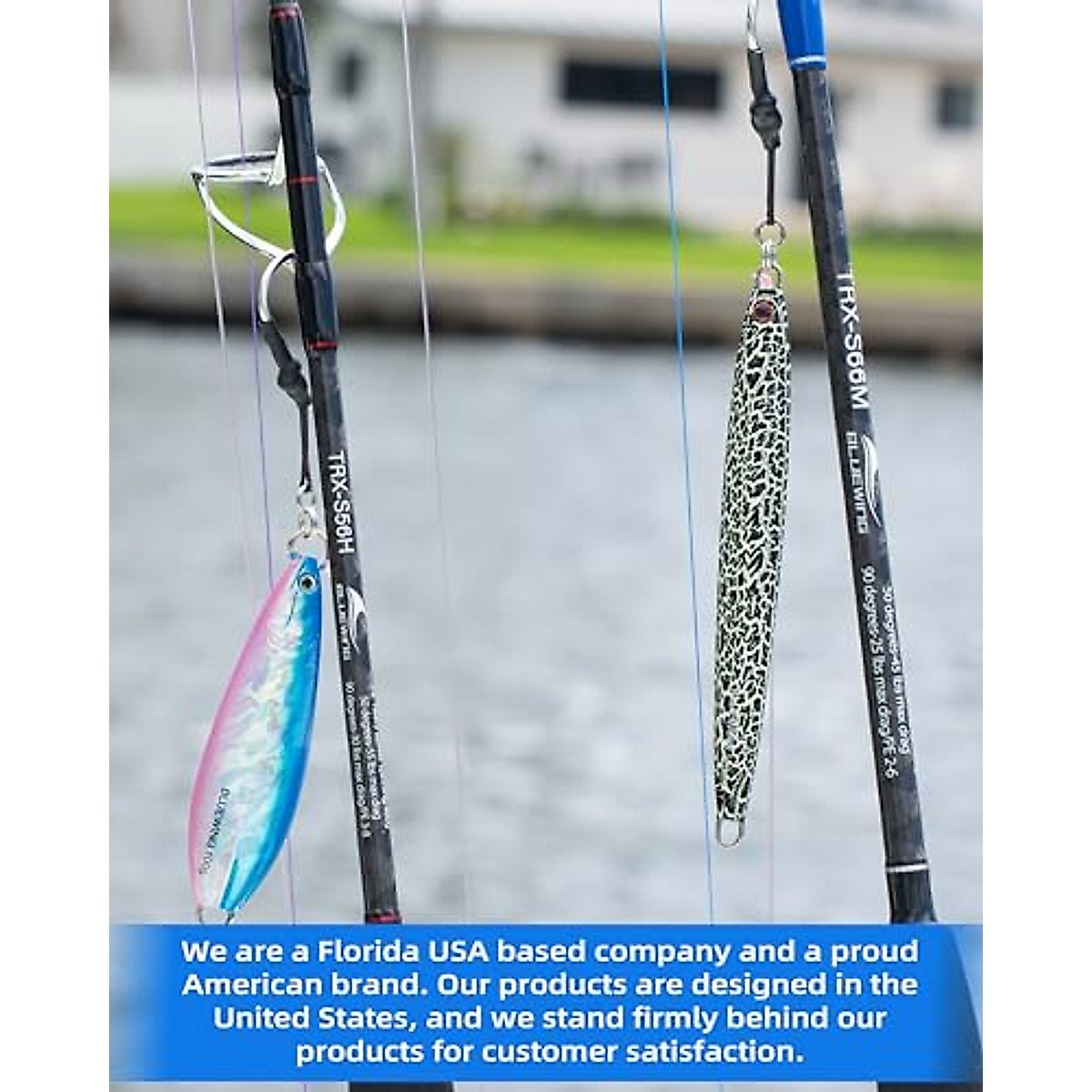 BLUEWING Fishing Lures Saltwater Jigging Lures Vertical Jigs for Saltwater Fish Slow Fall Pitch Sinking Lead Fishing Bait with Hook 150g White