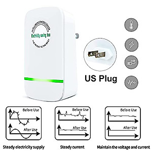 Power Saver Pro - Electric Power Saver Device - Electricity Energy Saving Box - Intelligent Household Power Saving Device Balance Current Source Stabilizes The Voltage Supply for Home Office Factory