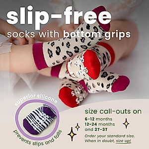 squid socks Girls Viscose from Bamboo Socks | 0-6M, 6-12M, 12-24M, & 2T-3T | Grip Socks that Stay On | As Seen on Shark Tank | Chanel
