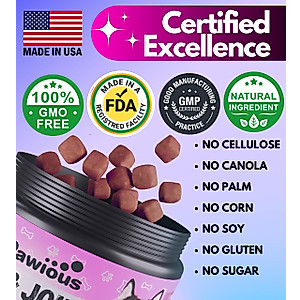 Dog Multivitamin Chewable with Glucosamine 16 in 1 - Dog Vitamins and Supplements - Hip and Joint Support Health - Immunity, Mobility - Gut, Skin, Heart, Coat