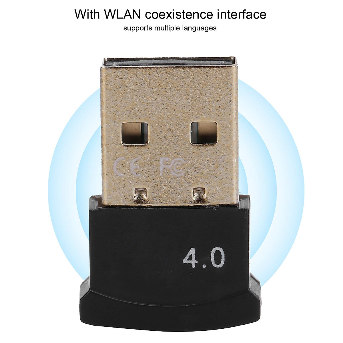 USB Adapter for PC, with Dual Mode, USB Dongle for Desktop Laptop PDA Headset, Compatible with 98/98se/Me/2000/XP/Vista/ 7/8/10