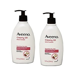 Aveeno Creamy Moisturizing Oil - 12 oz - 2 pk
