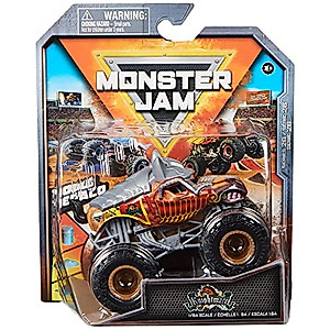 Monster Jam 2022 Spin Master 1:64 Diecast Truck with Bonus Accessory: Crazy Creatures Knightmare