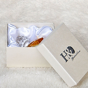 H&D Crystal Flying Butterfly with Crystal Ball Base Figurine Collection Cut Glass Ornament Statue Animal Collectible (Yellow)