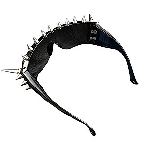 punkman2000 Cool Rock Punk Spike Sunglasses Metal Studded Moto Biker Glasses Black